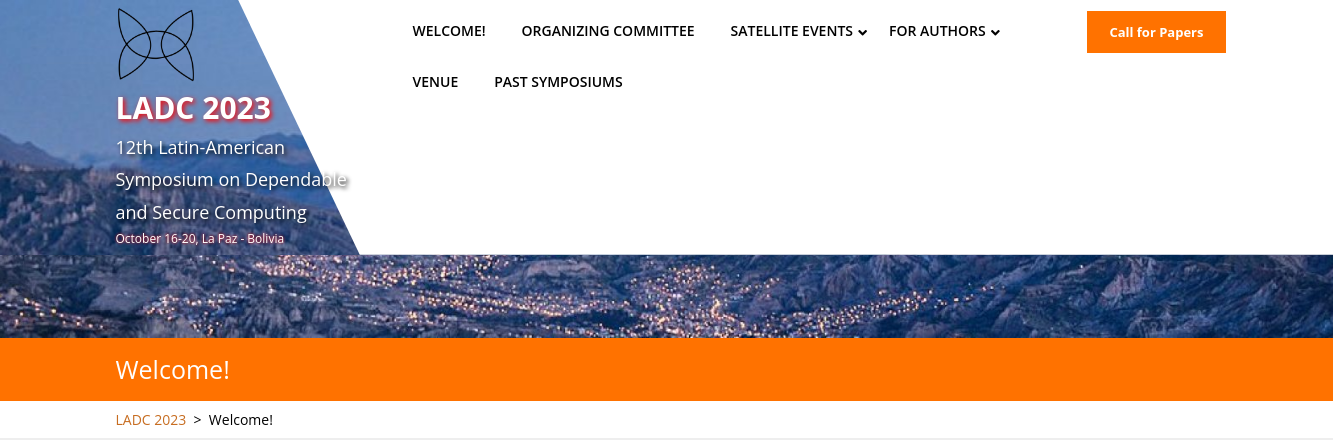 LADC 2023 – 12th Latin-American Symposium on Dependable and Secure ...